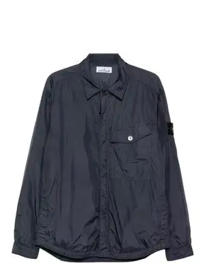 Stone Island Zip-fastening Pocket Jacket - Blue