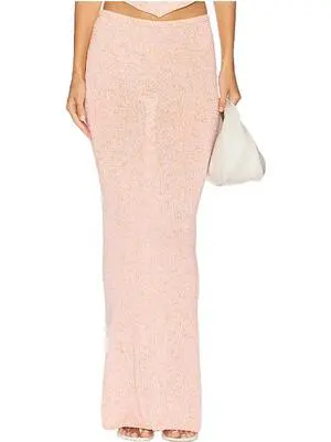 ASTA RESORT Carolina Skirt - Peach Sequin