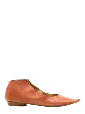 KUDETA Open-Toe Leather Flats