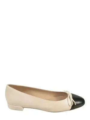 STUART WEITZMAN Sleek Bow-Detail Flat Pumps