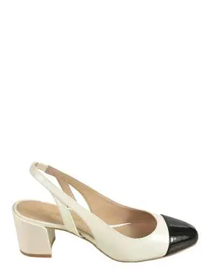 STUART WEITZMAN Slingback Block-heel Pumps - Neutrals
