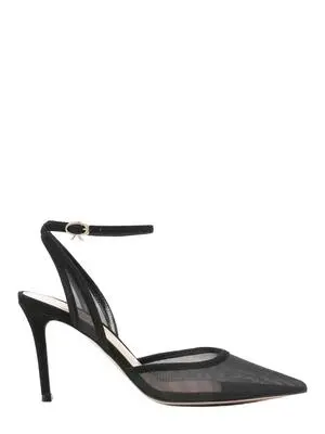 GIANVITO ROSSI 80mm Mesh-panel Pumps - Black