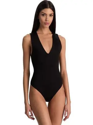 Alice + Olivia Olea Bodysuit - Black