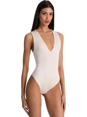 Alice + Olivia Olea Bodysuit - White
