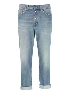 DONDUP Logo-patch Jeans - Blue