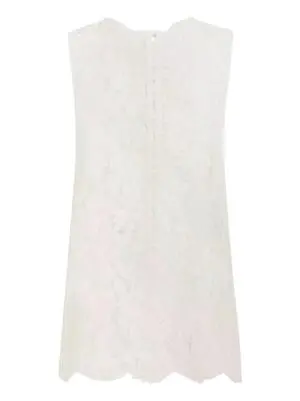 Dolce & Gabbana Lace-detailing Top - White