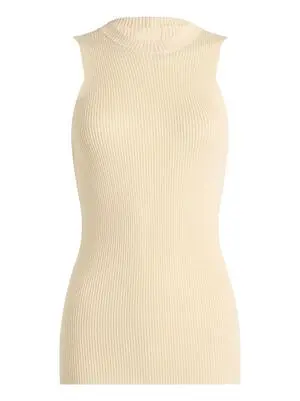 Rick Owens Knitted Tank Vest Top - Natural