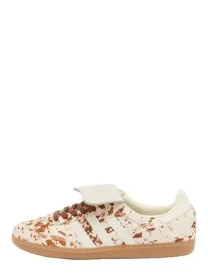 Adidas Samba Lt Cow Print Sneakers - Off White/lucid Pink/gum