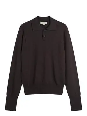 Studio Nicholson Polo Knit - Walnut