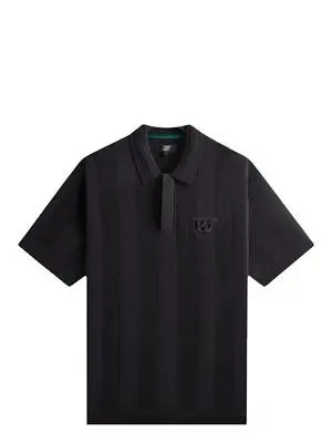 Kith X Wilson Crochet Polo Shirt - Black