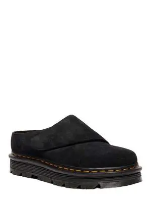 Dr. Martens Zebzag Anywair Suede Mules Black