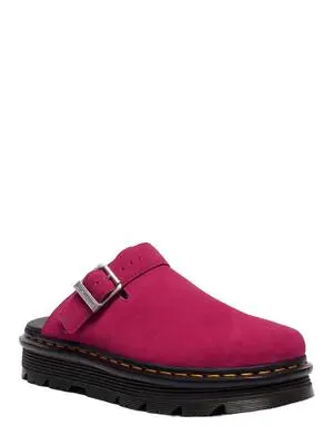 Dr. Martens Zebzag Suede Platform Mules - Pink