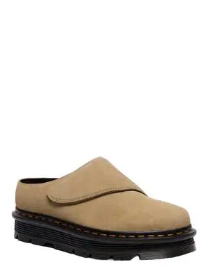 Dr. Martens Zebzag Anywair Suede Mules Tan