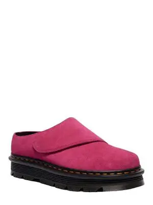 Dr. Martens Zebzag Anywair Suede Mules Pink
