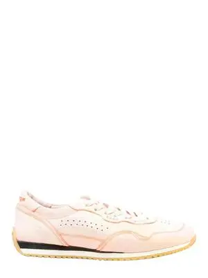 LEMARGO Perforated Lace-up Sneakers - Pink