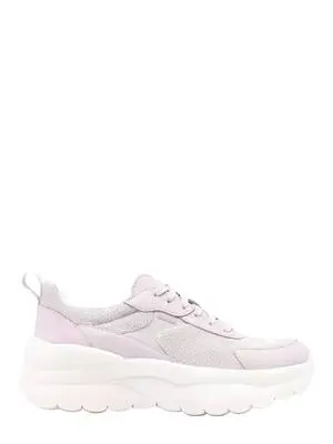 Geox Xtors Mesh Panel Sneakers - Pink