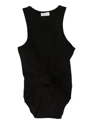 Magda Butrym Knot-detail Tank Top - Black