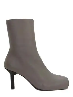 ALAINPAUL 80mm Square-toe Zip Boots - Neutrals