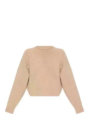 Ulla Johnson Vanessa Cut-out Ribbed Sweater - Neutrals