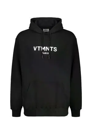 Vetements Logo-print Hoodie - Black