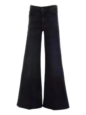 MOTHER High-waist Wide-leg Jeans - Black