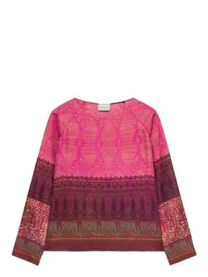 PIERRE-LOUIS MASCIA Paisley-print Shirt - Pink