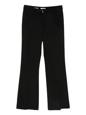 Vince Flared-leg Tailored Trousers - Black