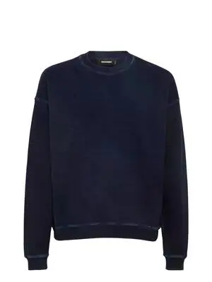 Dsquared2 Logo-patch Sweatshirt - Blue