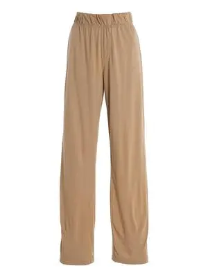 Eterne Cotton-Blend Lounge Pants Brown