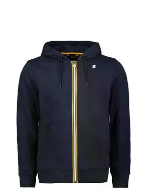 K-WAY Hooded Zip-up Sweatshirt - Blue