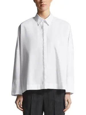 Peserico Front Hook Blouse - Flash White
