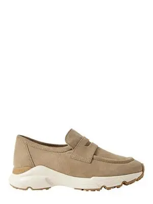 TOD'S Suede Slip-on Sneakers - Neutrals