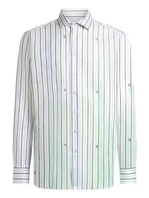 Etro Striped Button-up Shirt - White
