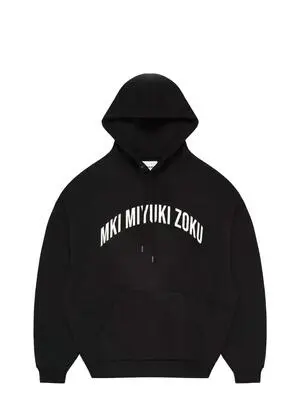 MKI MIYUKI ZOKU Arc-logo Hoodie - Black