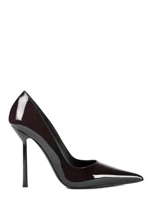 LE SILLA 120mm Bella Patent Leather Pumps - Brown