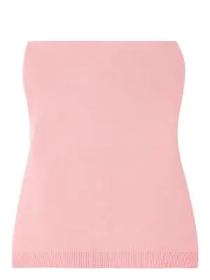 Jacquemus Sera Knitted Bandeau Top - Pink