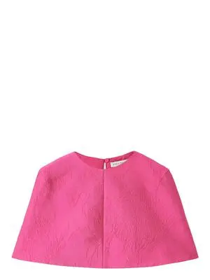 EMILIA WICKSTEAD Virginie Cloqué Cape Pink