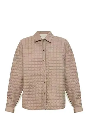 Moncler Quilted Shirt Jacket - Neutrals