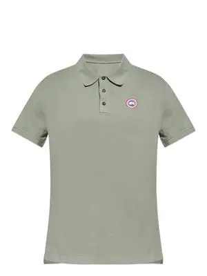 Canada Goose Logo-patch Polo Shirt - Green