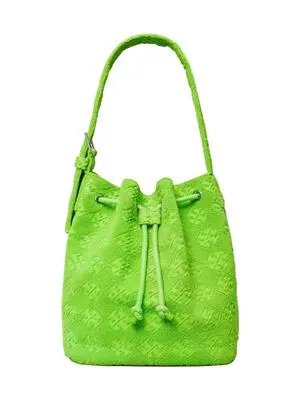 Tory Burch Drawstring Bucket Bag - Green