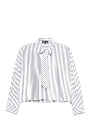 Maje Striped Shirt - White