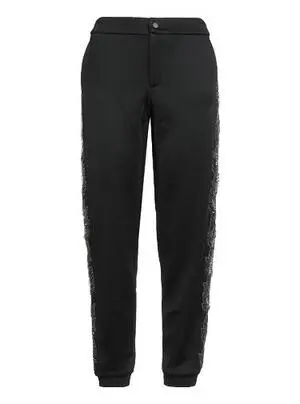 Mr & Mrs Italy Tapered Pants With Appliqués - Black