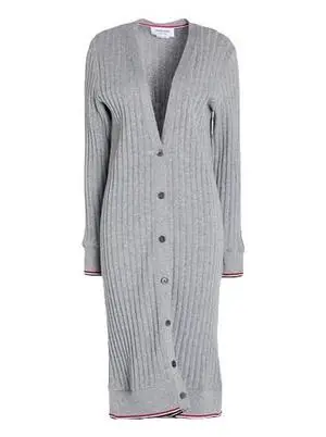 THOM BROWNE Cashmere Ribbed Knit Cardigan