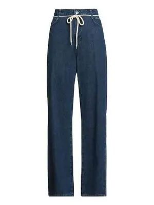 Karl Lagerfeld Cotton-blend Wide-leg Jeans - Blue