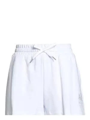 Armani Exchange Cotton Blend Athletic Shorts - White