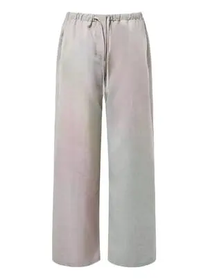 AMOMENTO Elastic-waistband Trousers - Neutrals