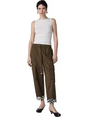 Diane Von Furstenberg Talia Pants - Dark Olive
