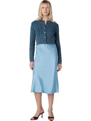 Diane Von Furstenberg Mae Skirt - Misty Blue