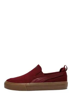 PUMA Court Classic Vulcanized Slip-on Sneakers - Red
