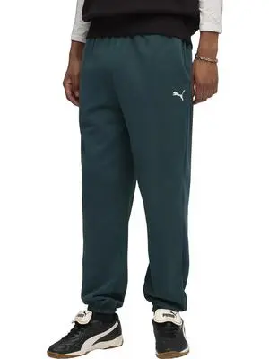 PUMA Wardrobe Essentials Relaxed Sweatpants - Green